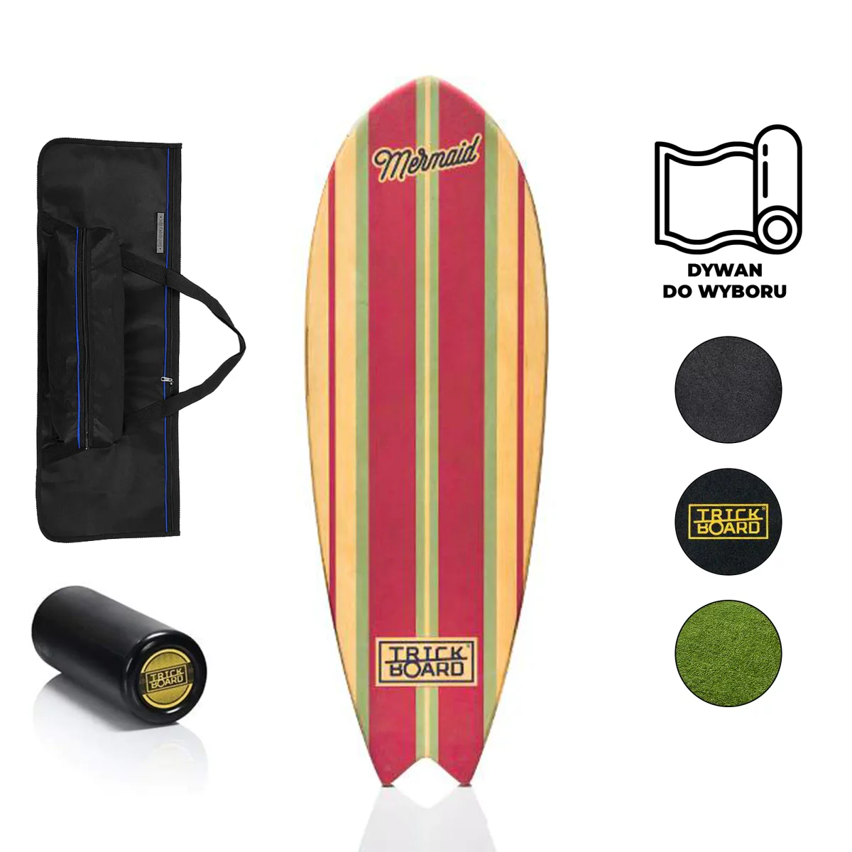 Zestaw Trickboard Mermaid Surf New z Atestem + dywan do wyboru ...