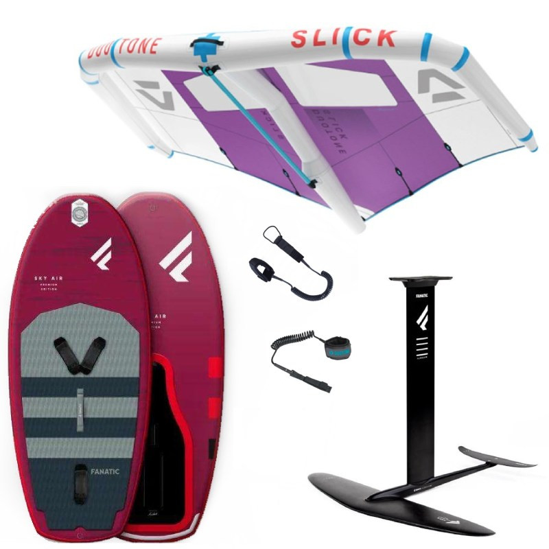 Kolekcja Wing Foil Deska Fanatic SKY AIR + Duotone Slick + Aero High Aspect 2000 - Surfmix.com