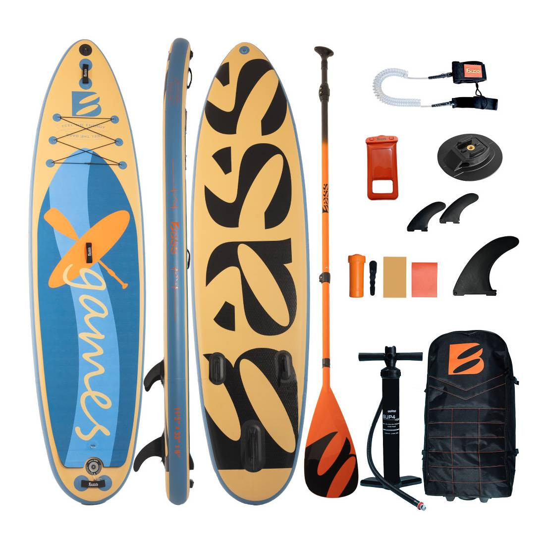 Deska SUP Bass XGames 11'3" (344x84x15cm) LUX - Surfmix.com